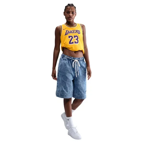 Nike X Nba Los Angeles Lakers Icon Edition Jersey 'lebron James - Yellow/multi-color