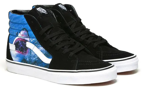 VANS Sk8-hi Shark Week High-top Sneakers - Black