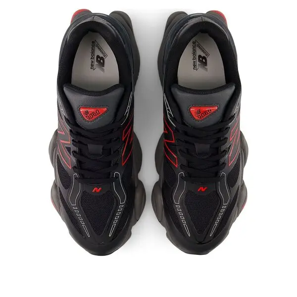 NEW BALANCE 9060z Athletic Sneakers - Black/fire Cracker
