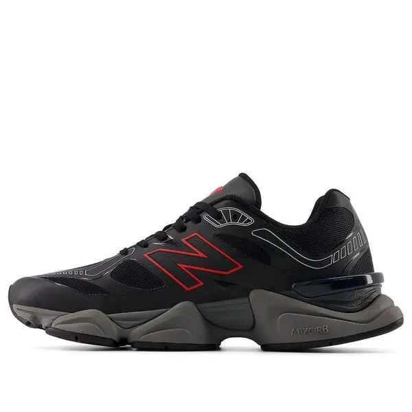 NEW BALANCE 9060z Athletic Sneakers - Black/fire Cracker