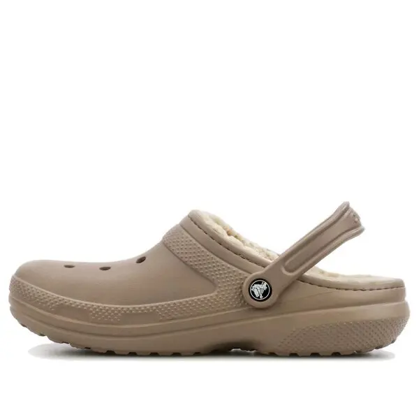 CROCS Classic Lined Clogs - Tan/brown