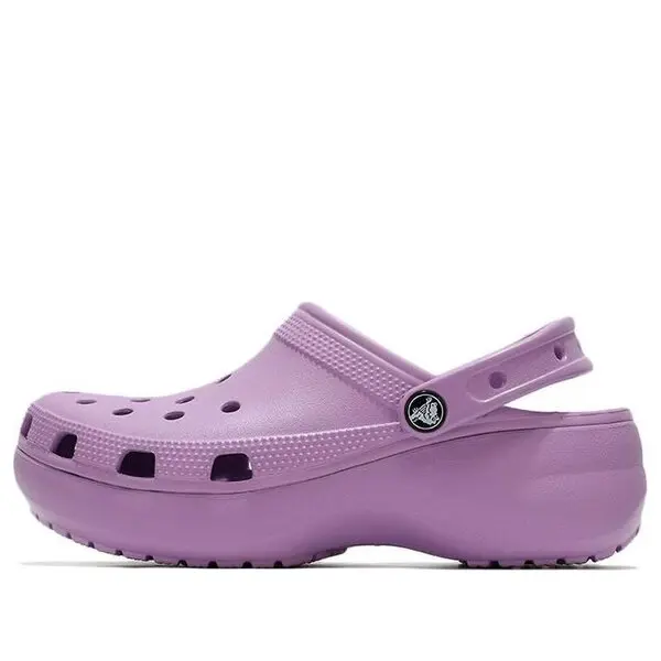 CROCS Classic Platform Clogs - Lavender
