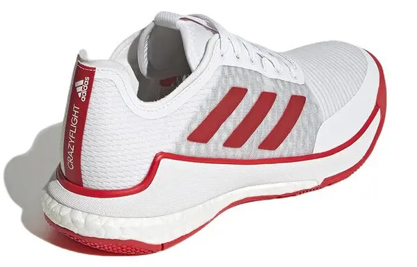 Adidas Crazyflight Athletic Sneakers - White/red