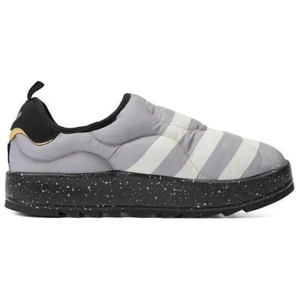 Adidas Puffylette Slip-on Shoes - Black/white/grey