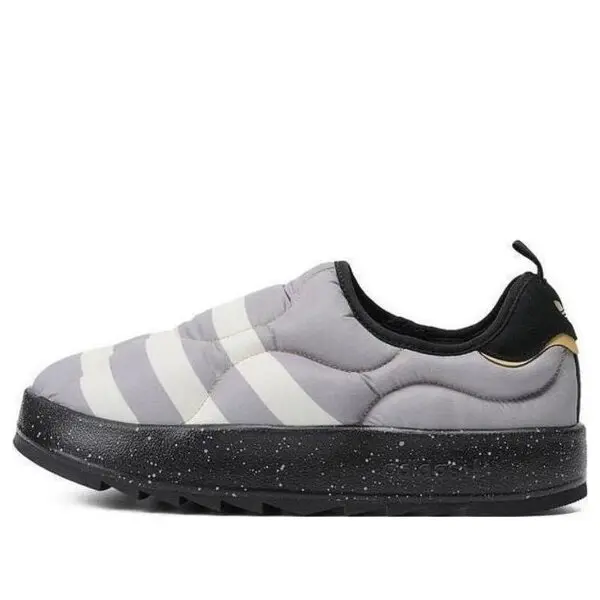 Adidas Puffylette Slip-on Shoes - Black/white/grey