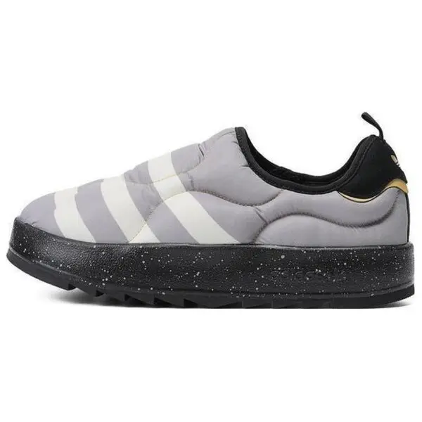 Adidas Puffylette Slip-on Shoes - Black/white/grey