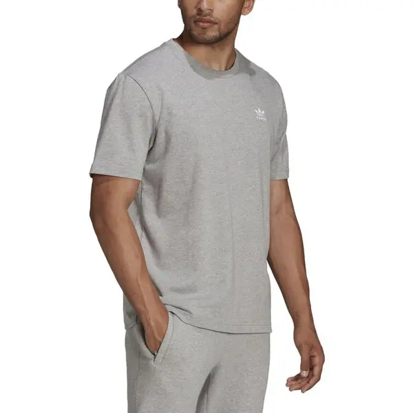 Adidas Adicolor Classics Back And Front Trefoil Boxy Tee - Grey