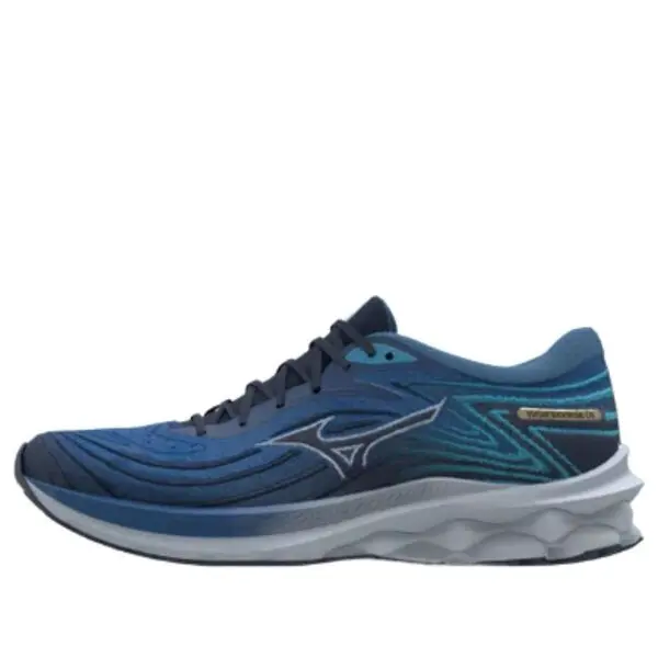 Mizuno Wave Skyrise 5 Athletic Sneakers - Blue/black