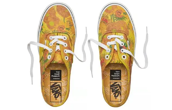 VANS X Vincent Van Gogh Authentic "sunflowers" Low Top Sneakers