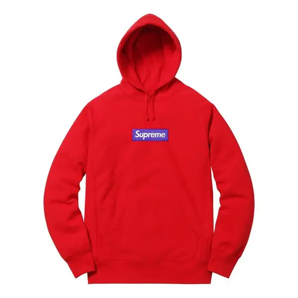 Supreme Box Logo Hooded Sweatshirt - Red
