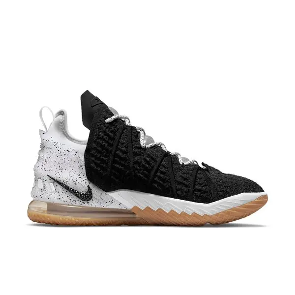 Nike Lebron 18 Ep "black White Gum - White/black