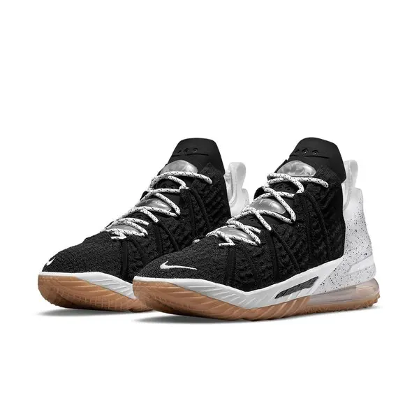 Nike Lebron 18 Ep "black White Gum - White/black