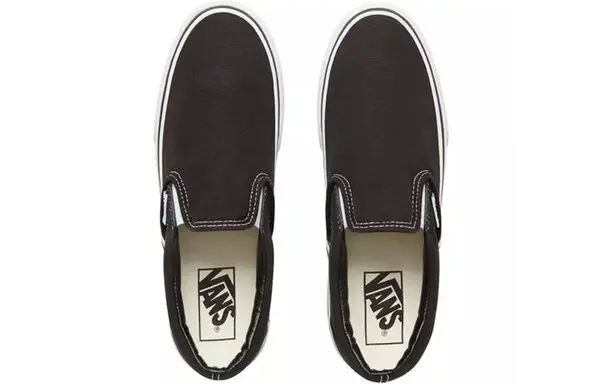 VANS Classic Slip-on Platform Sneakers - Black