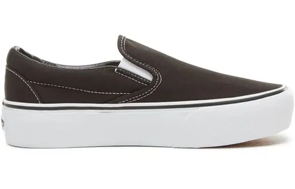 VANS Classic Slip-on Platform Sneakers - Black