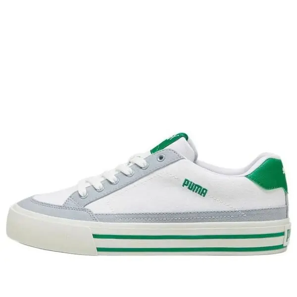 PUMA Court Classic Vulc Sneakers - White/green