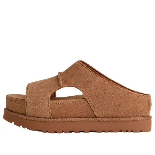 UGG Goldenstar Hi Cutout Slide Platform - Chestnut