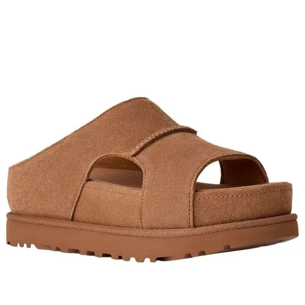 UGG Goldenstar Hi Cutout Slide Platform - Chestnut