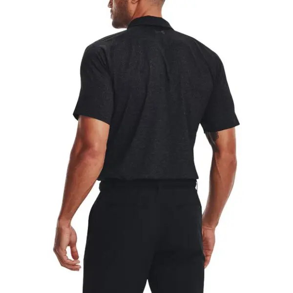 Under Armour Iso-chill Heather Polo Shirt - Black