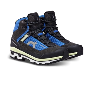 On Cloudalpine Waterproof High Top Sneakers - Black/blue