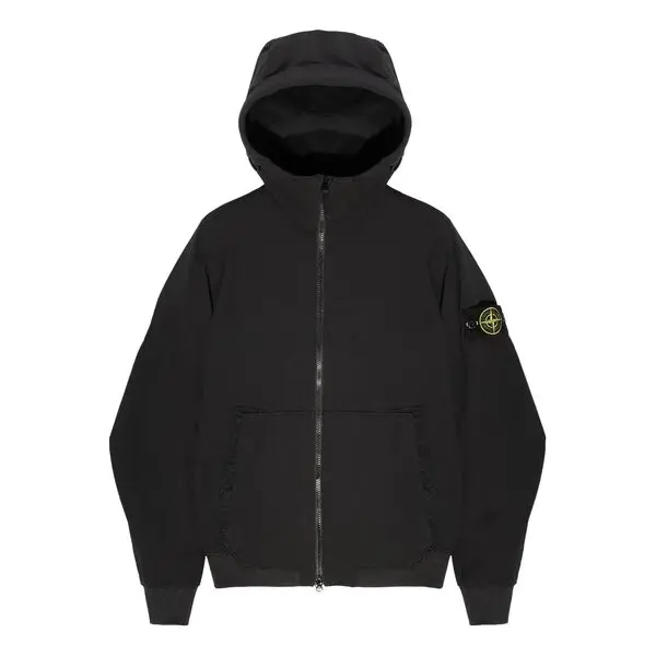 Stone Island Soft Shell Hooded Jacket