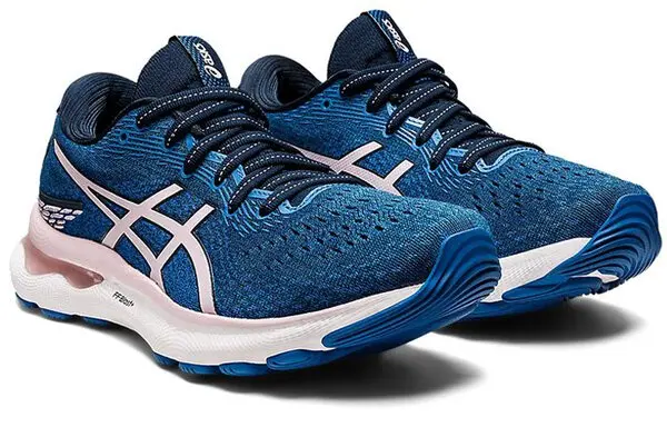 Asics Gel-nimbus 24 "french Blue Barely Rose - Blue/pink