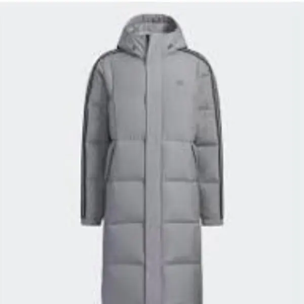 Adidas Long Down Jacket Asia Sizing - Grey
