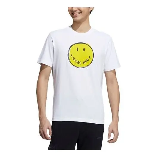 Adidas Neo Casual Sports Graphic T-shirt - White