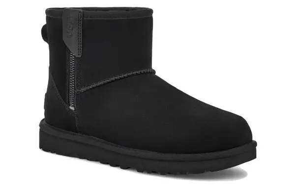 UGG Classic Mini Bailey Zip Boot - Black