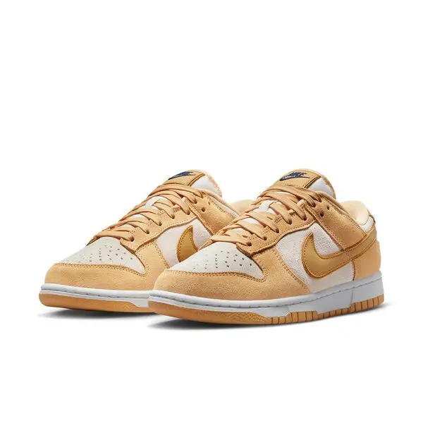 Nike Dunk Low "celestial Gold Suede" Sneakers