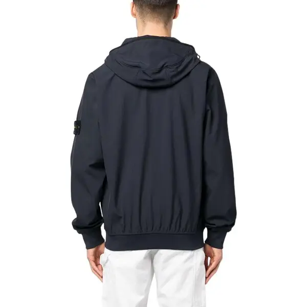 Stone Island Light Soft Shell-r Hooded Jacket