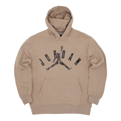 JORDAN Flight Mvp Fleece Pullover Hoodie - Hemp