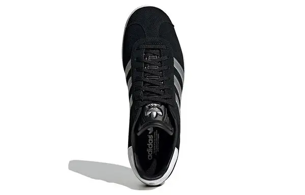Adidas Gazelle Low Top Sneakers - Core Black/silver Metallic/cloud White