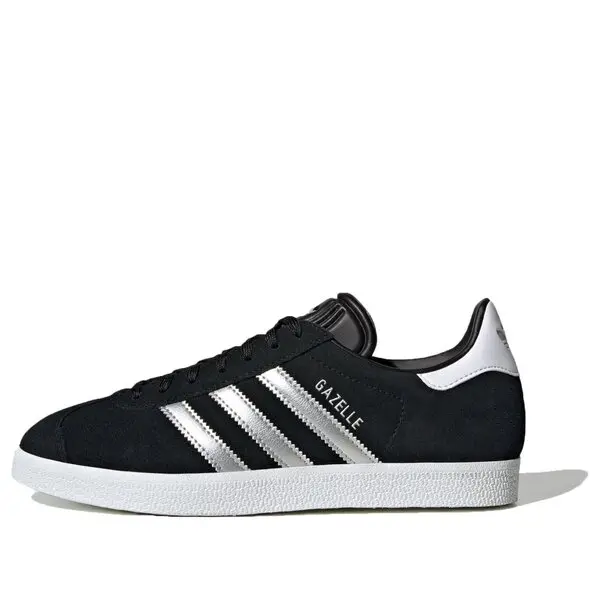 Adidas Gazelle Low Top Sneakers - Core Black/silver Metallic/cloud White