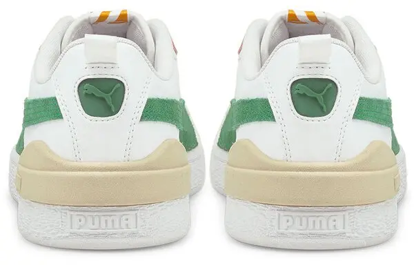 PUMA Suede Bloc Sneakers - White/green/yellow