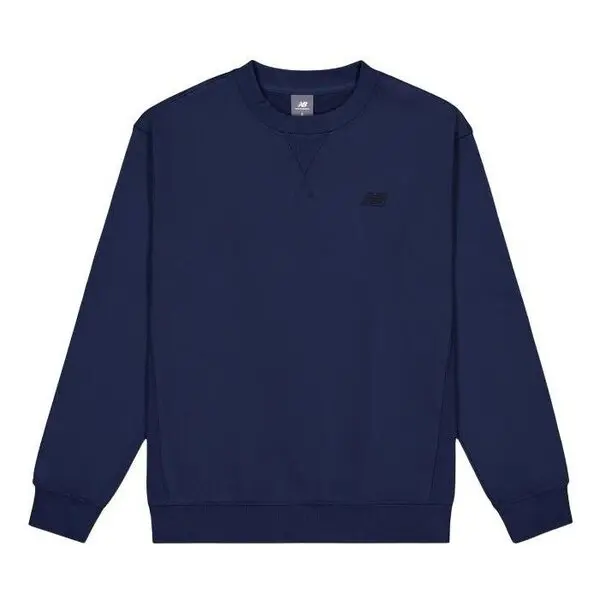 NEW BALANCE Athletics French Terry Sweatshirt Asia Sizing - Navy