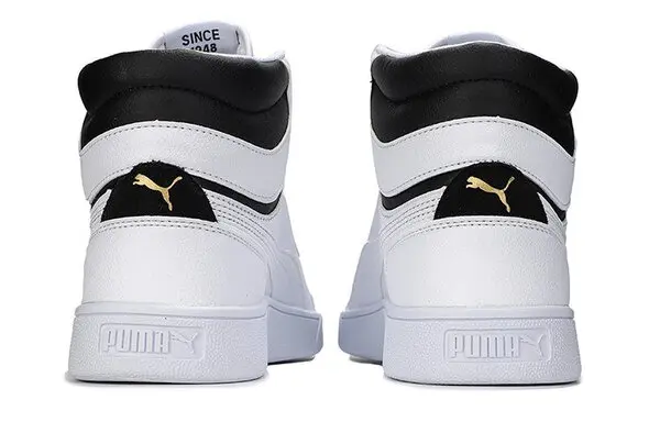 PUMA Mid Top Sneakers - White-black