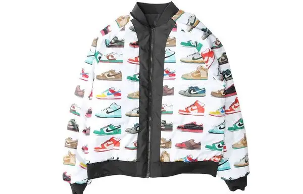 Nike Shoes Reversible Zipper Long Sleeves Jacket Black