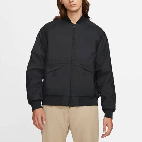 Nike Shoes Reversible Zipper Long Sleeves Jacket Black