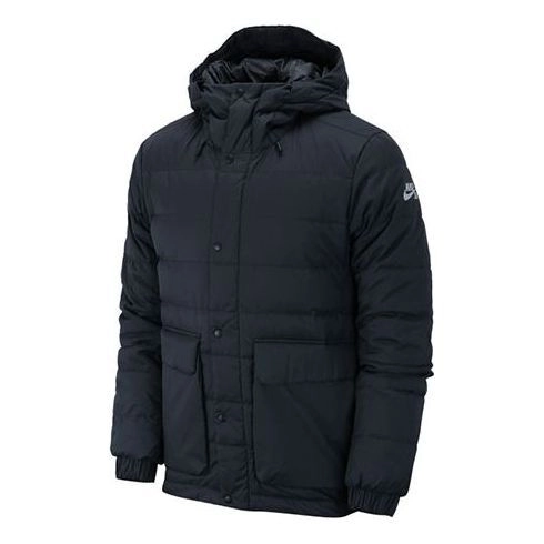 Nike Skateboard Down Hooded Jacket - Black