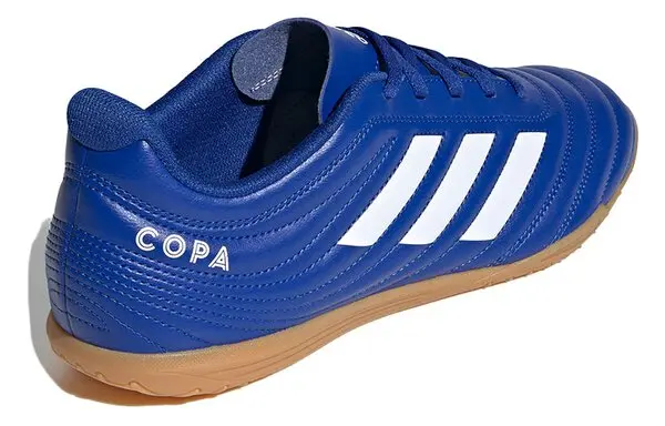 Adidas Copa 20.4 Indoor Soccer Cleats - Blue/white/brown