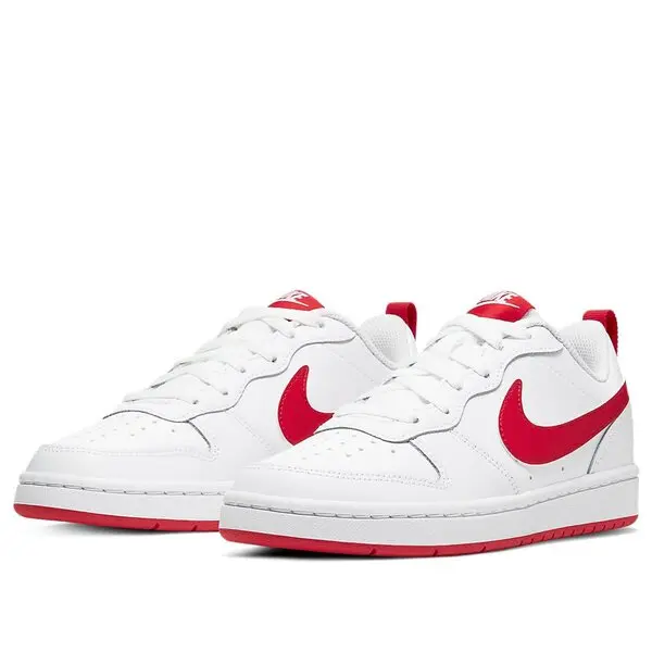 Nike Court Borough Low 2 Sneakers - White/red