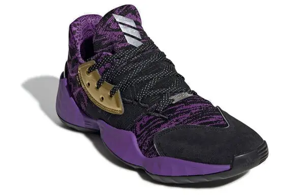 Adidas X Star Wars Harden Volume 4 "lightsaber" Sneakers - Cblack/silvmt/actpur