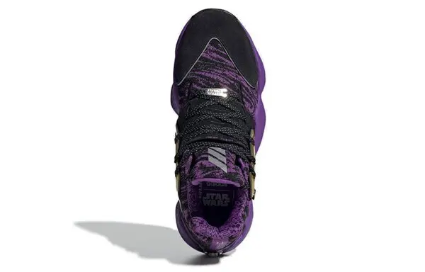 Adidas X Star Wars Harden Volume 4 "lightsaber" Sneakers - Cblack/silvmt/actpur