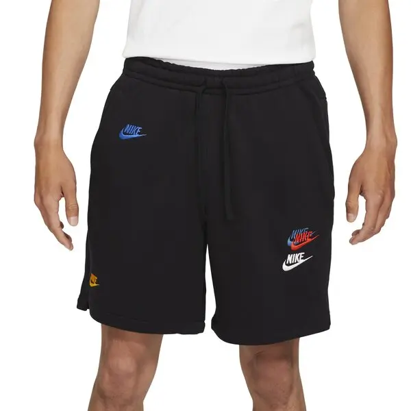 Nike Alphabet Embroidered Fleece Shorts