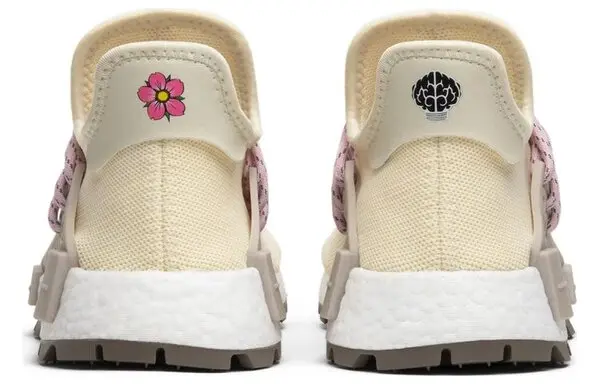Adidas Pharrell X N.e.r.d. Nmd Human Race Trail Sneakers - Cream