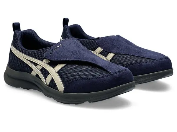 Asics Life Walker Slip-on Sneakers - Black/blue/white