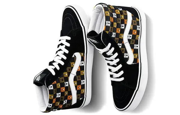 VANS Sk8-hi High Top Sneakers - Black/brown