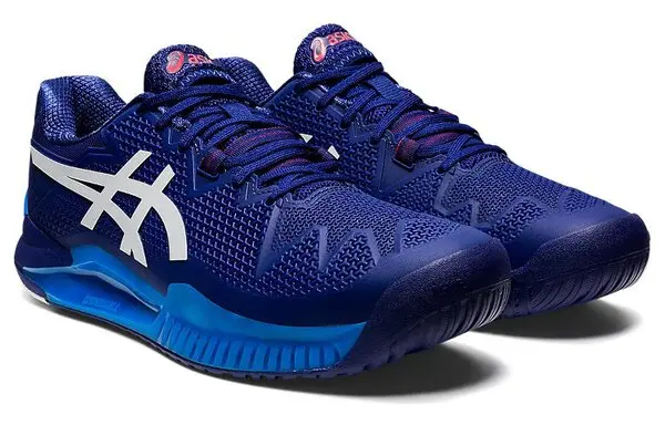 Asics Gel Resolution 2e Wide - Dark Blue/white