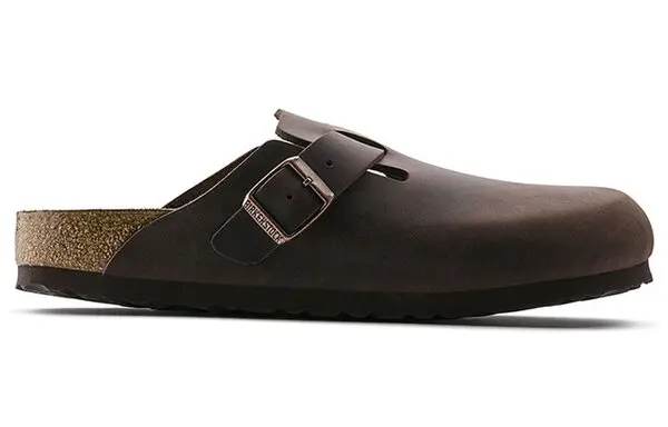 BIRKENSTOCK Boston Oiled Leather Clogs - Brown