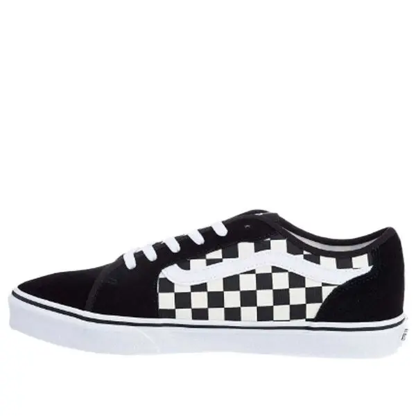 VANS Filmore Decon Checkboard Lace-up Sneakers - Black/white